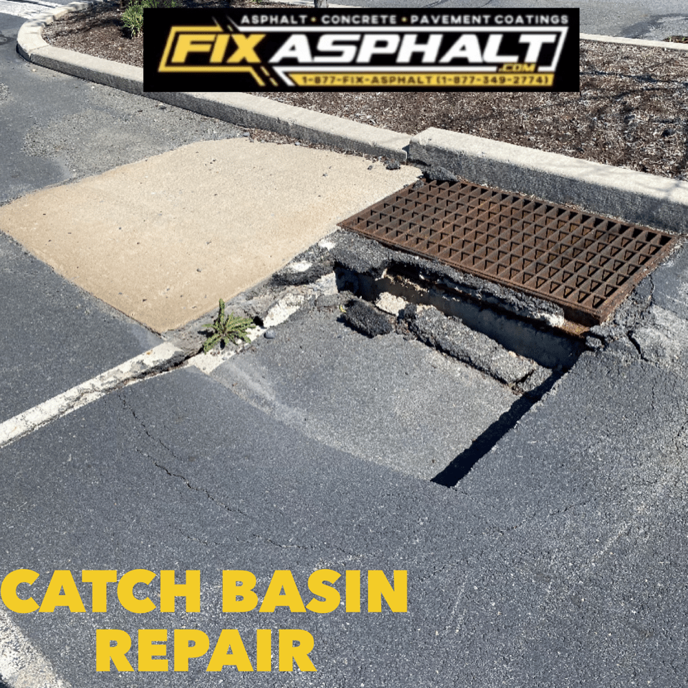 NJ Catch Basin Repair Experts | Fix Drainage Issues Fast | Fix Asphalt