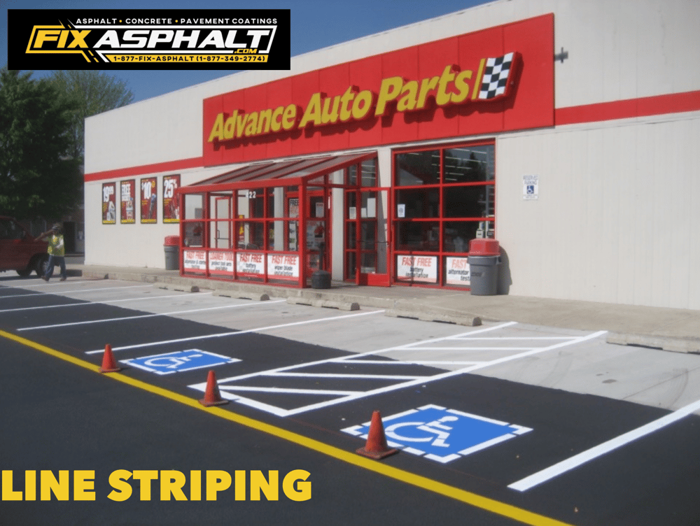 NJ Line Striping Pros: Parking Lots, Traffic Signs | Fix Asphalt