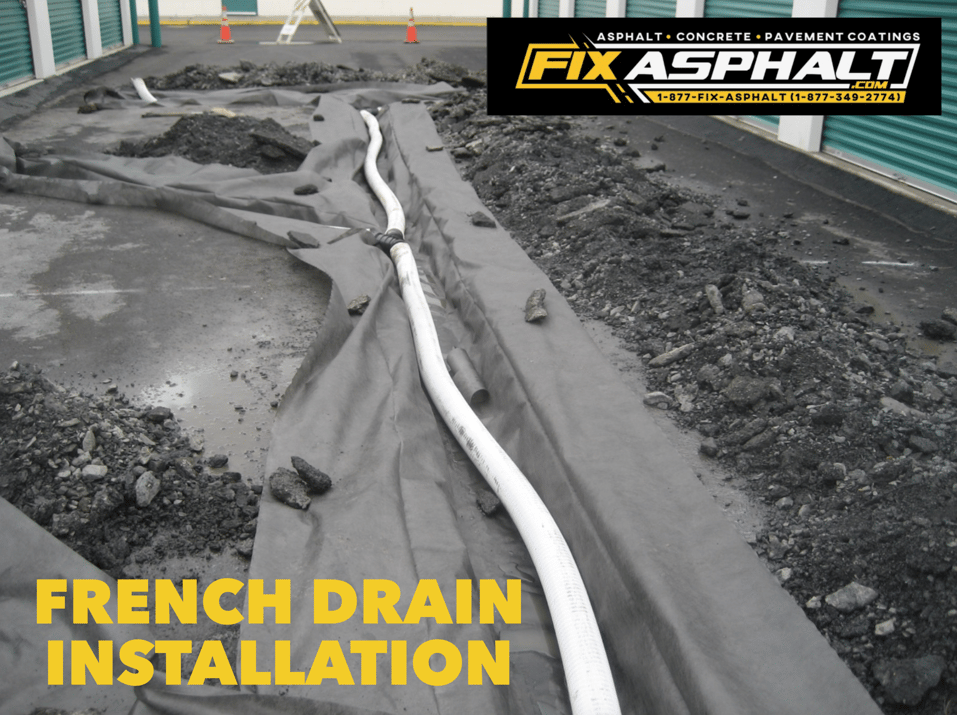 NJ French Drain Experts | Solve Drainage Problems | Fix Asphalt